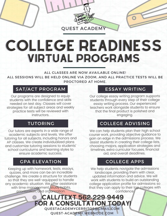 High School & College Readiness :: Quest-academy